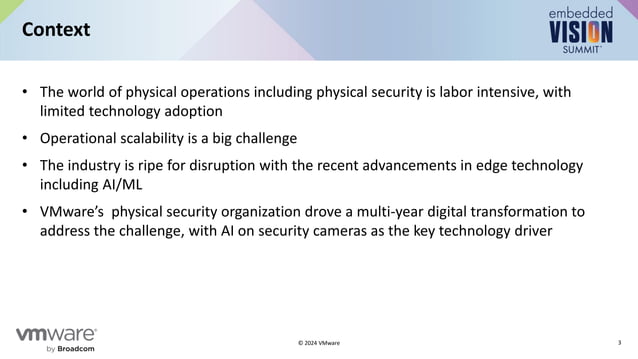 “Implementing AI/Computer Vision for Corporate Security Surveillance,” a Presentation from ...