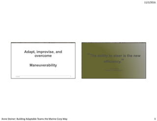 Build Adaptable Teams: The Marine Corps Way | PDF