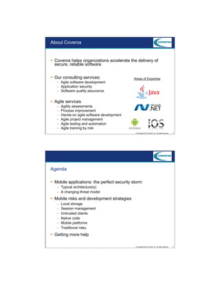 Tips and Tricks for Building Secure Mobile Apps | PDF