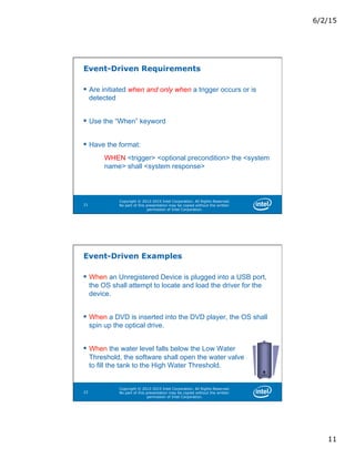 EARS: The Easy Approach to Requirements Syntax | PDF