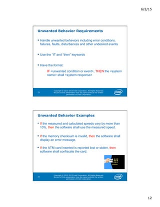 EARS: The Easy Approach to Requirements Syntax | PDF
