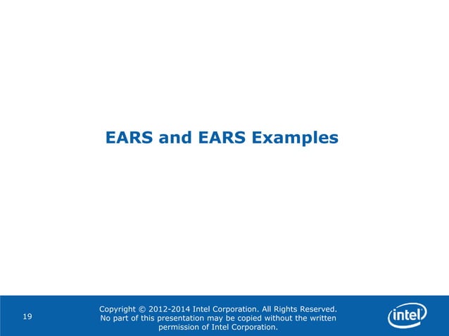 EARS: The Easy Approach to Requirements Syntax | PPTX