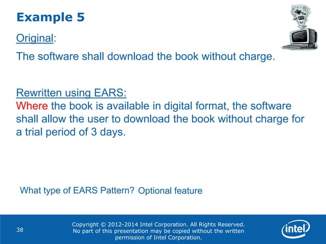 EARS: The Easy Approach to Requirements Syntax | PPTX