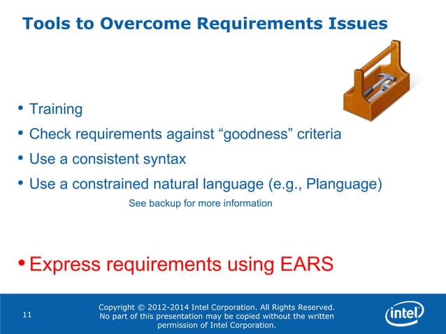 EARS The Easy Approach To Requirements Syntax PPT EARS The Easy Approach To Requirements Syntax PPT