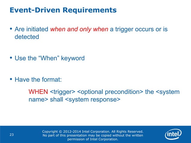 EARS: The Easy Approach to Requirements Syntax | PPT