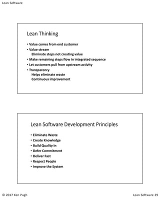 A Lean Tour of Lean Software Development | PDF | Business | Business ...