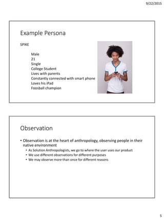 Observation: The Key to a Great User Experience | PDF