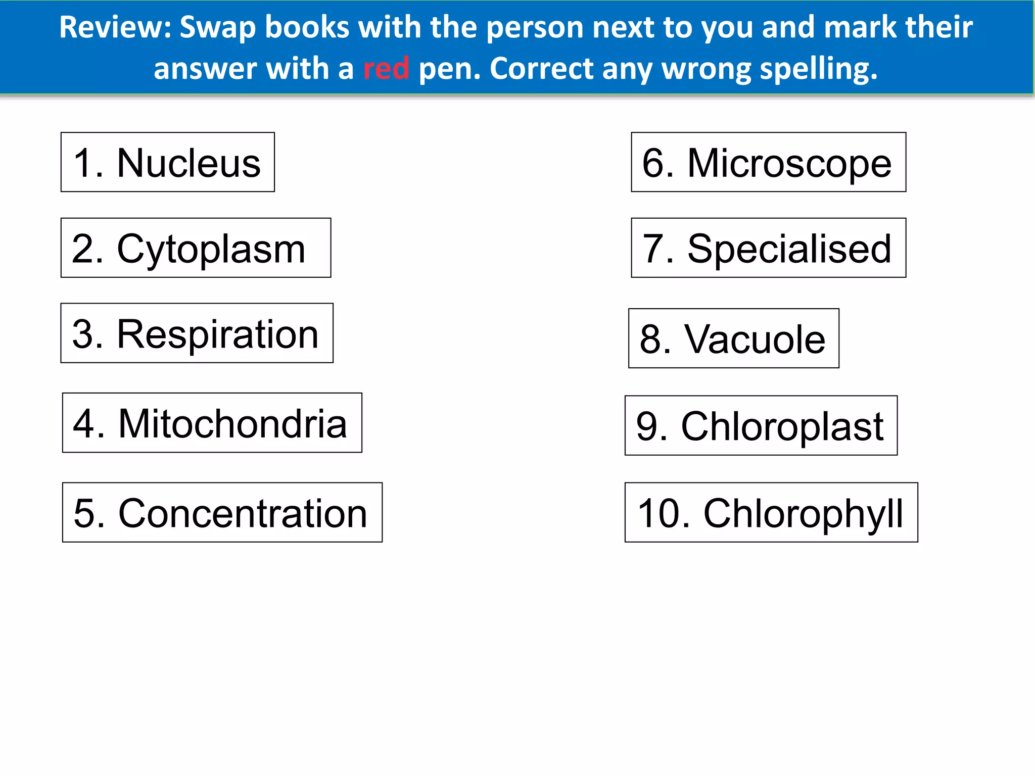 BWA-L2-Plant-and-Animal-Cells.ppt | Biological Sciences | Science