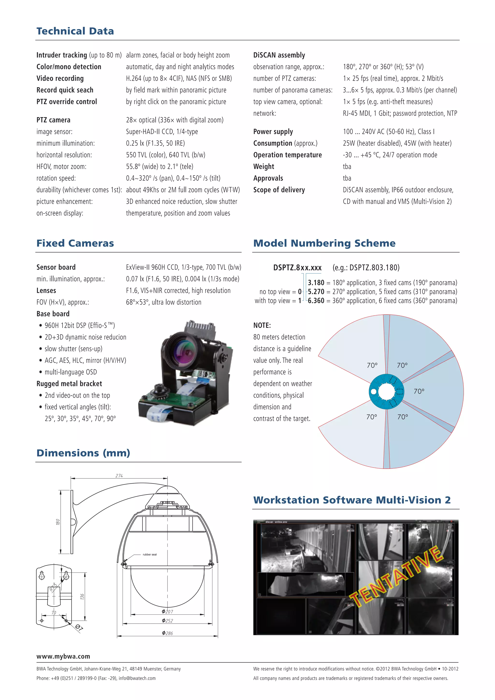 BWA DiSCAN-PTZ.8 (oct-2012) | PDF