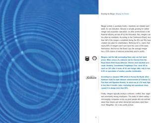 Branding the Merger, Merging the Brands | PDF