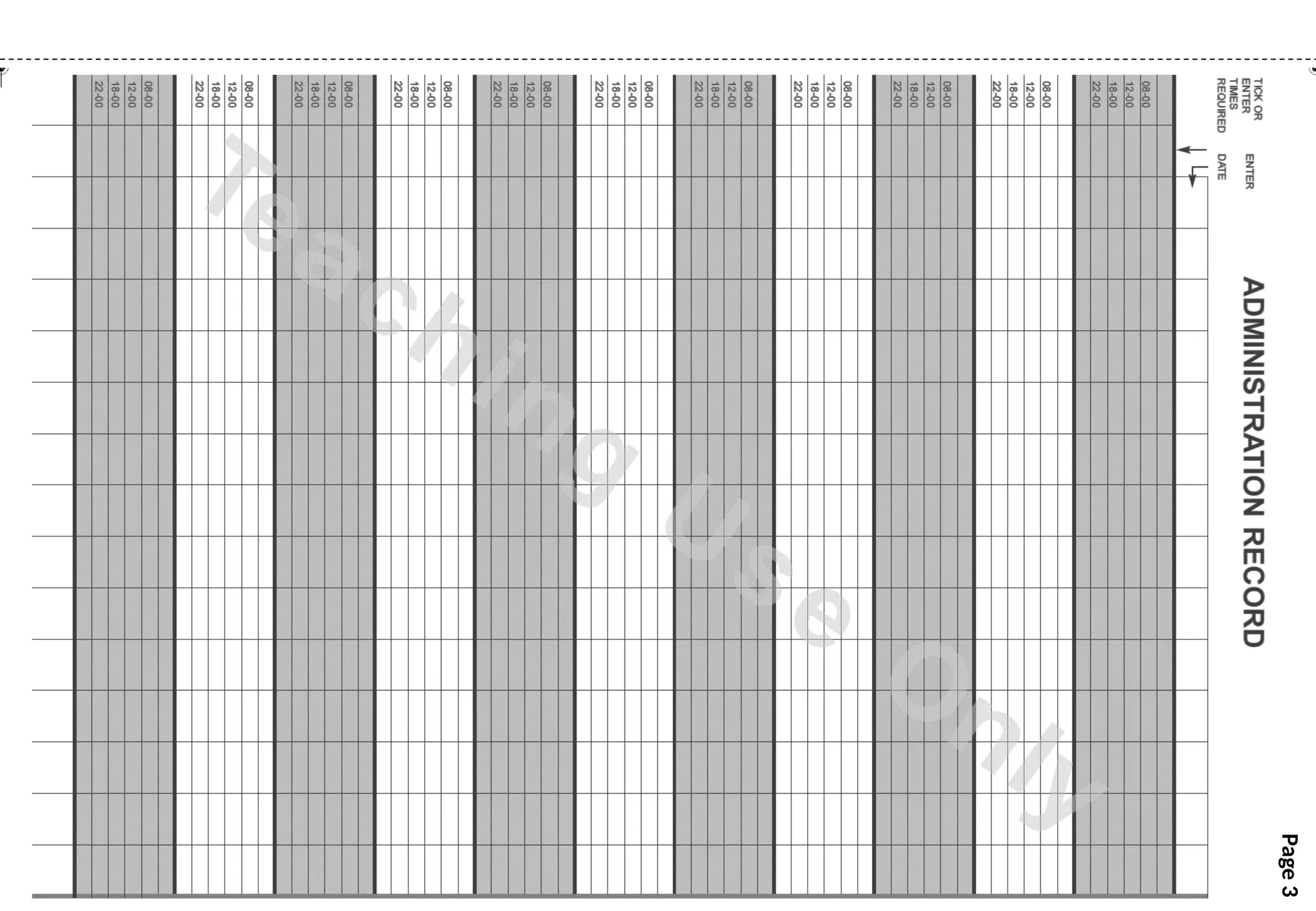 BW Drug Chart for Home Printing (A4, double sided).pptx