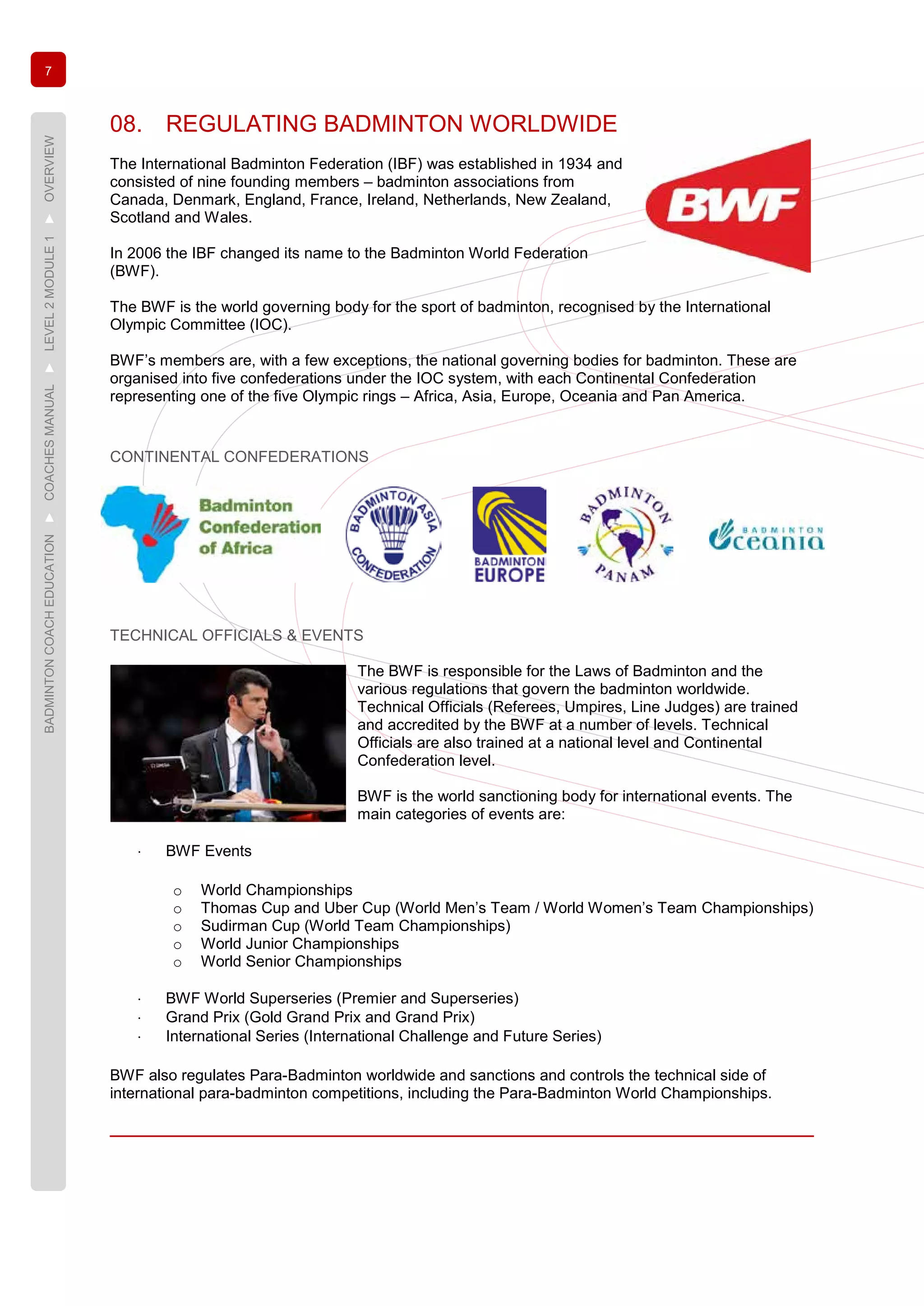 Bwf coaches manual level 2 | PDF