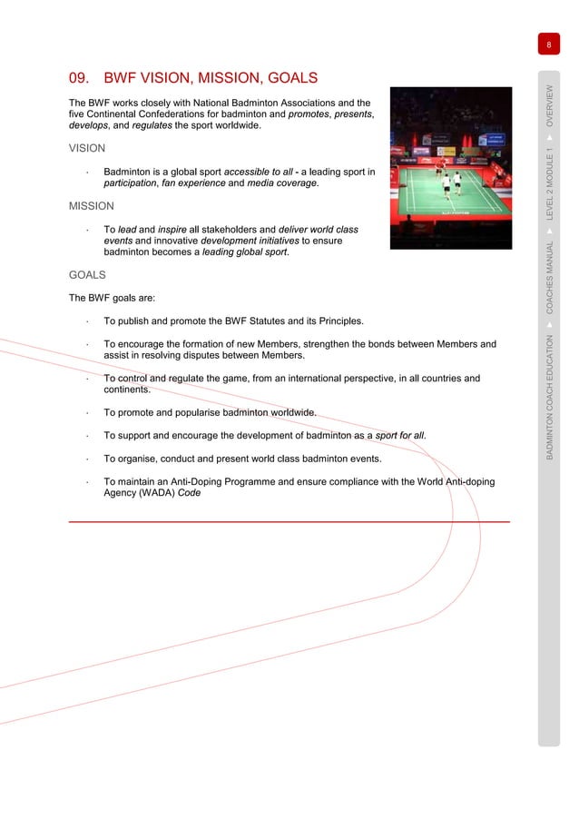 Bwf coaches manual level 2 | PDF