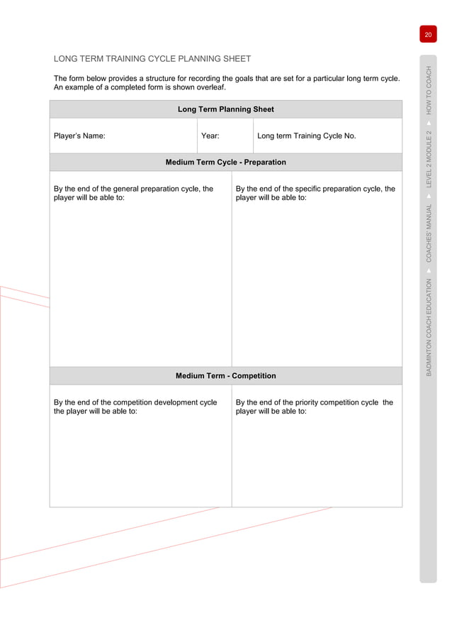 Bwf coaches manual level 2 | PDF