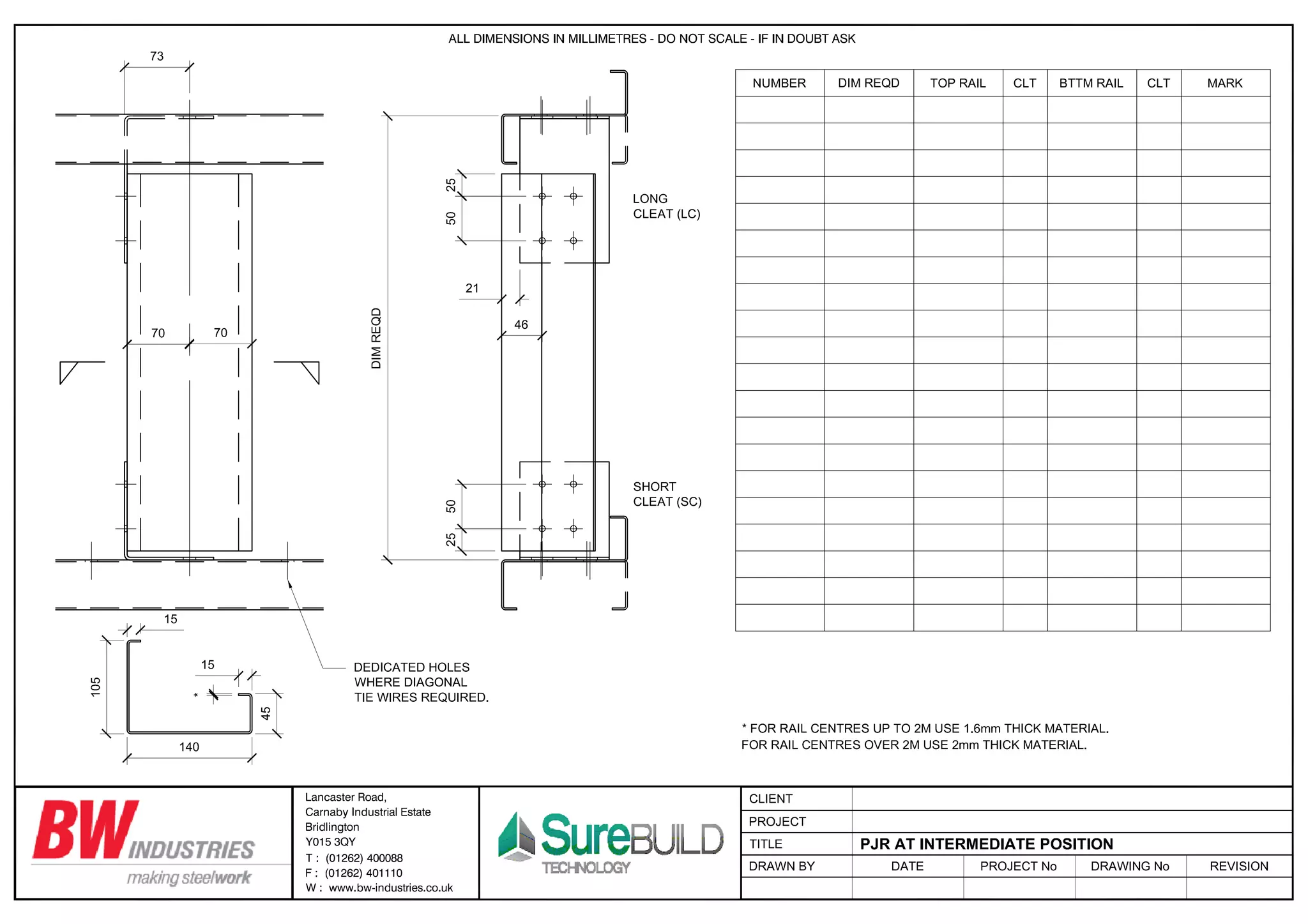 Bw Horizontal Cladding Detail Sheets | PDF