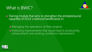 Session 1: Business Work Improvement Course (Introduction) | PPTX