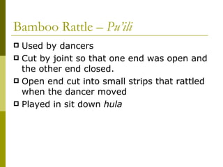 Bwilcox hawaiian instruments | PPT