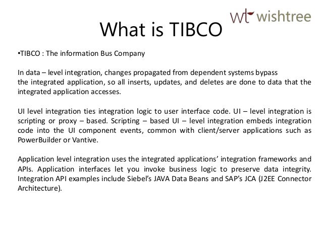 TIBCO BUSINESS WORK | BW INTRODUCTION| WISHTREE TECHNOLOGIES | LEARNI…