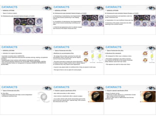 Ocular Disease 2 CATARACT & Crystalline Lens | PDF
