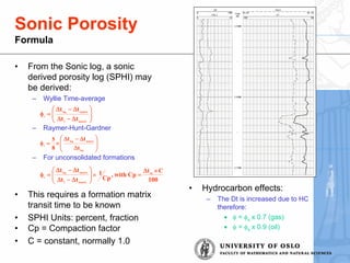 Bwla porosity logs | PDF