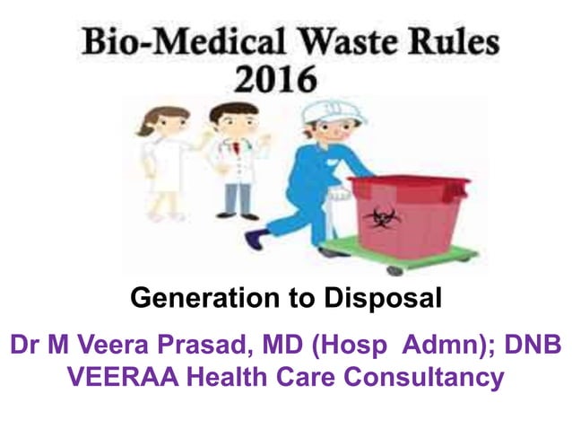 BṀW Management by Dr Veera Prasad.pptx | Healthcare Industry | Industries
