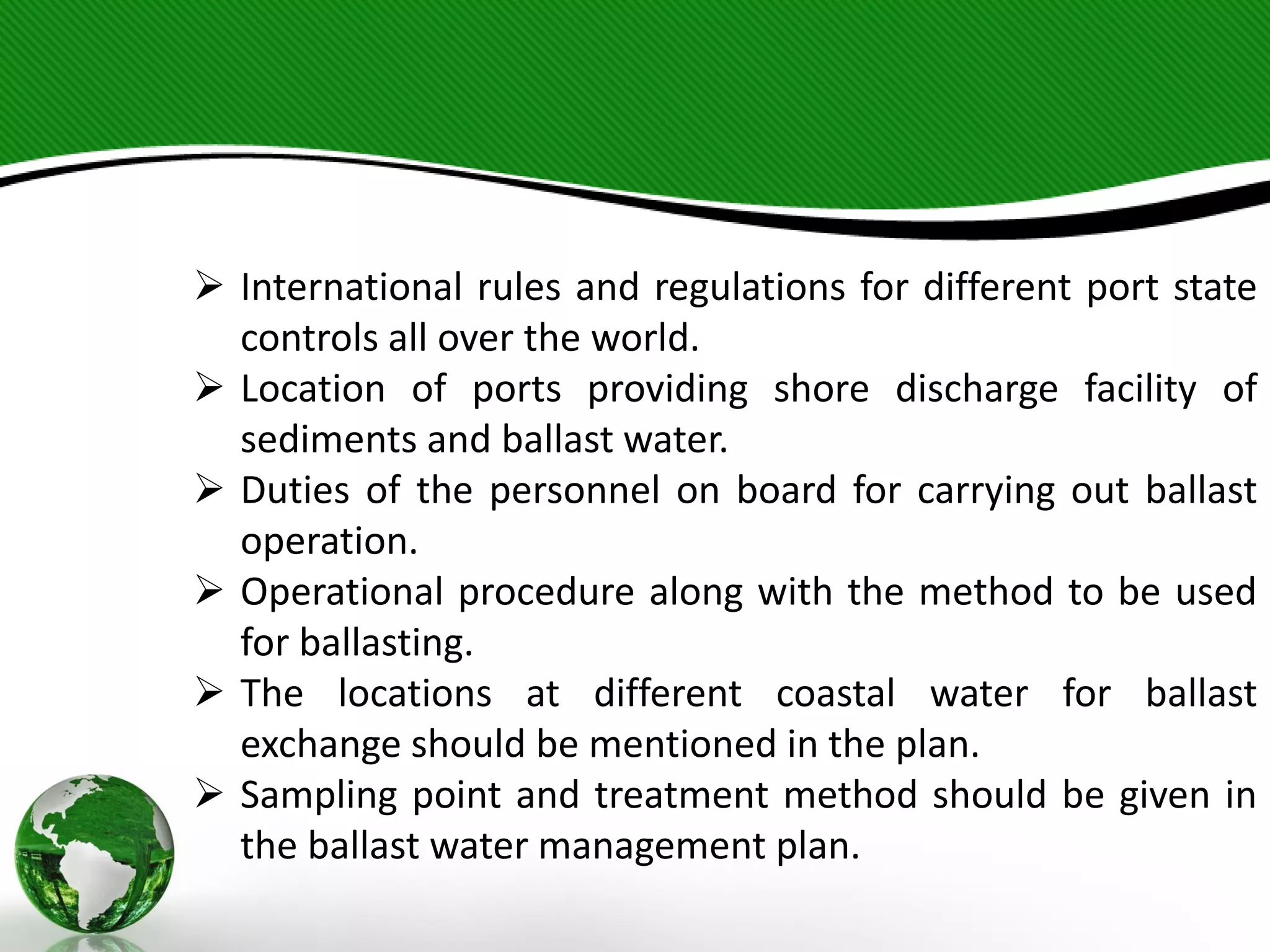 IMO's Ballast Water Management Convention 2004 | PPT