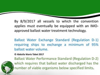 IMO's Ballast Water Management Convention 2004 | PPT