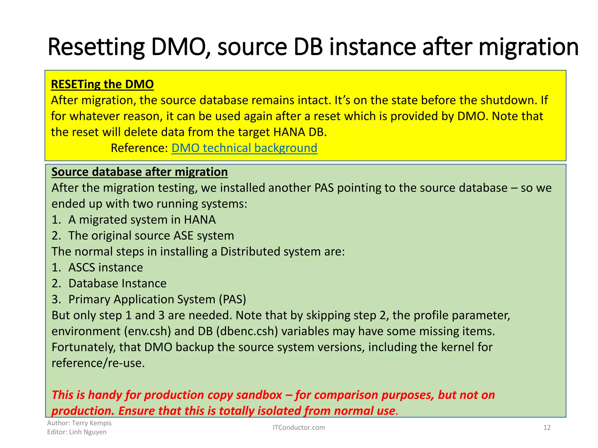 BW Migration to HANA Part 2 - SUM DMO Tool for SAP Upgrade & Migration | PDF | Databases ...