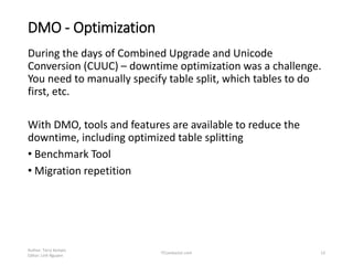 BW Migration to HANA Part 2 - SUM DMO Tool for SAP Upgrade & Migration | PDF