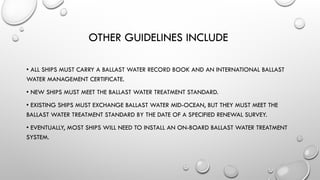 BWM_TRENDS_REV_1.pptx ballast water management convention and plan | PPTX