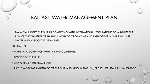 BWM_TRENDS_REV_1.pptx ballast water management convention and plan | PPTX | Environment | Science