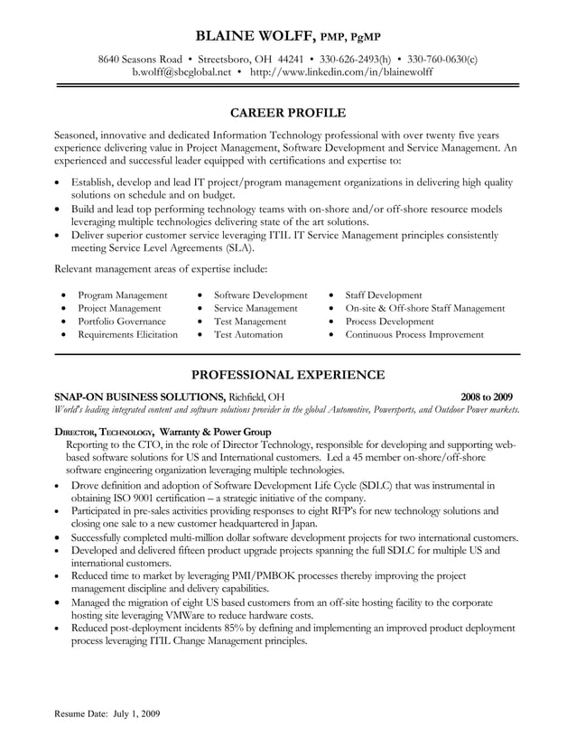Blaine Wolff Resume | DOC | Computing | Technology & Computing