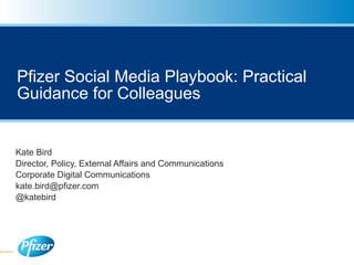 BlogWell Philadelphia Social Media Case Study: Pfizer, presented by ...