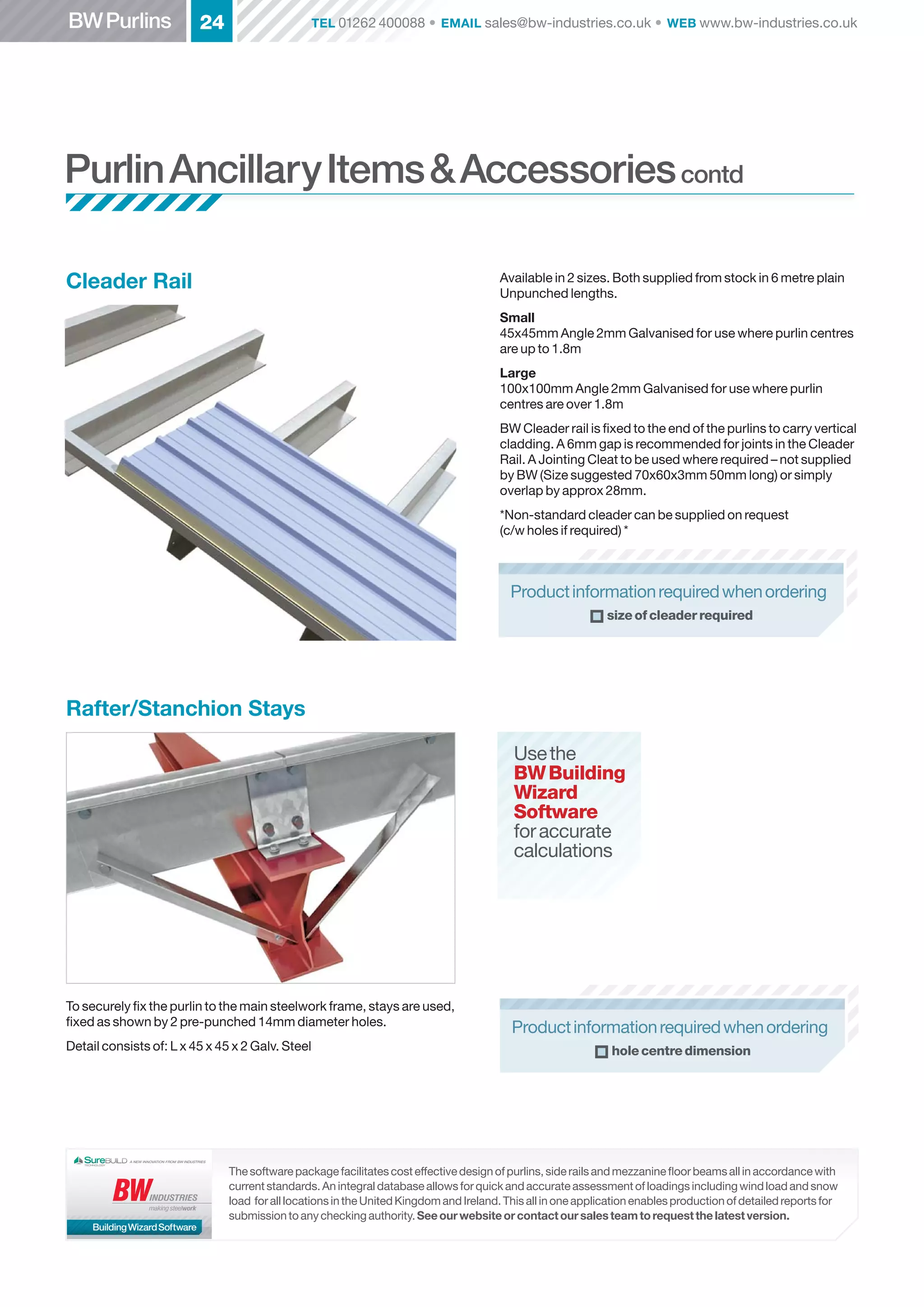 BW Industries : Steel Roof Purlins | PDF