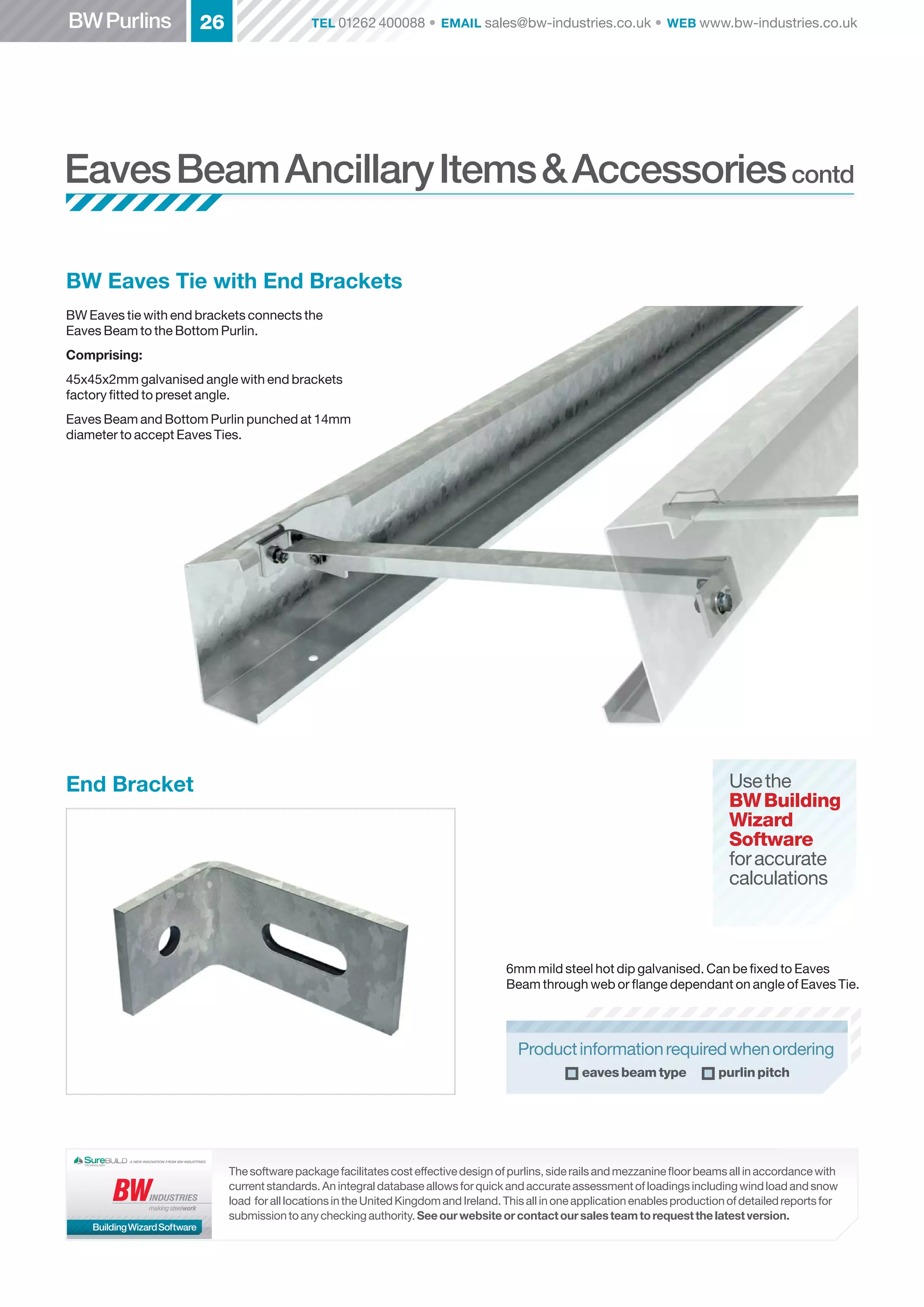 BW Industries : Steel Roof Purlins | PDF