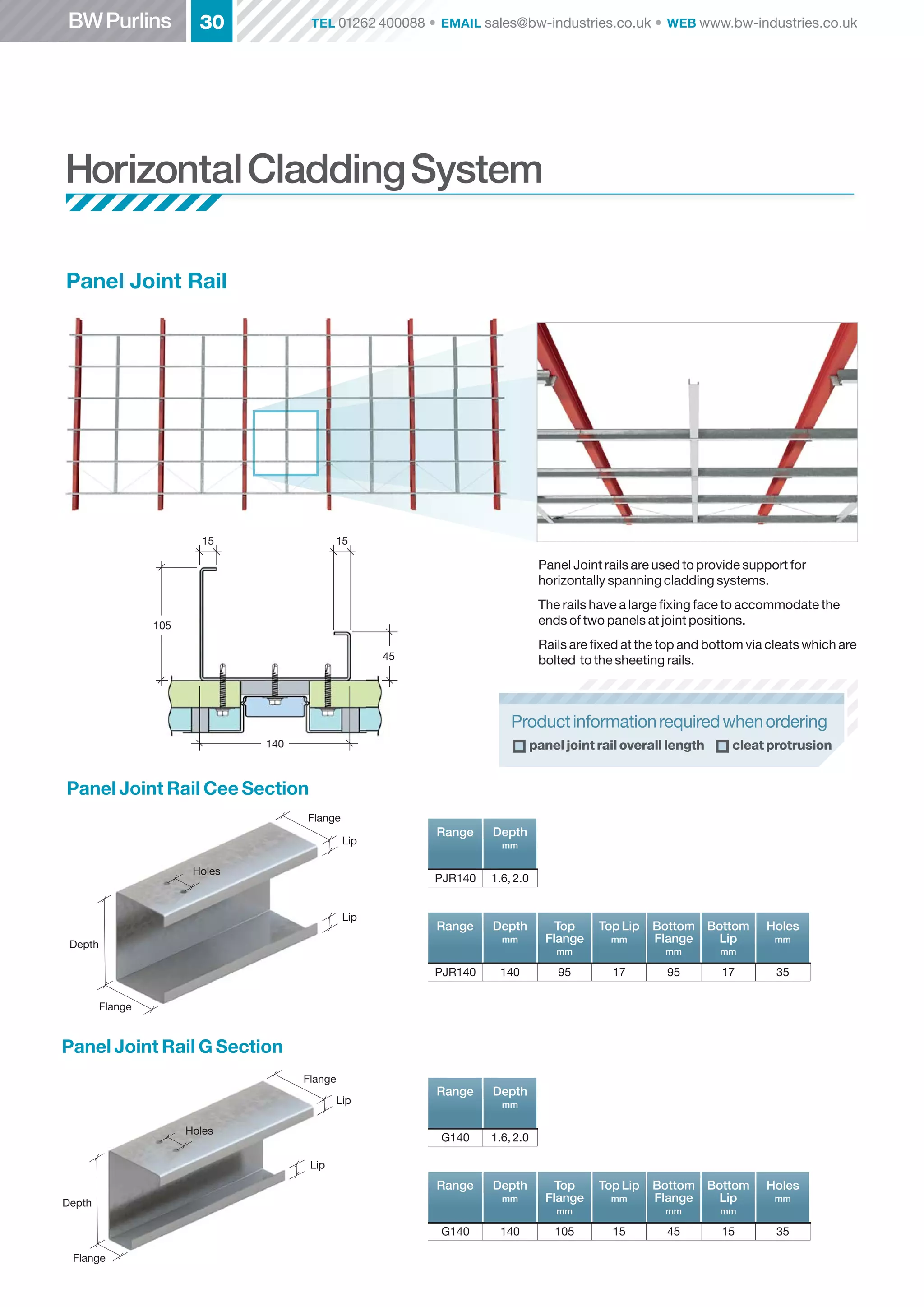 BW Industries : Steel Roof Purlins | PDF