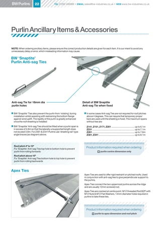 BW Industries : Steel Roof Purlins | PDF