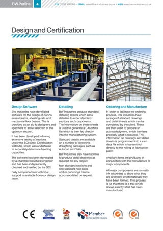 BW Industries : Steel Roof Purlins | PDF