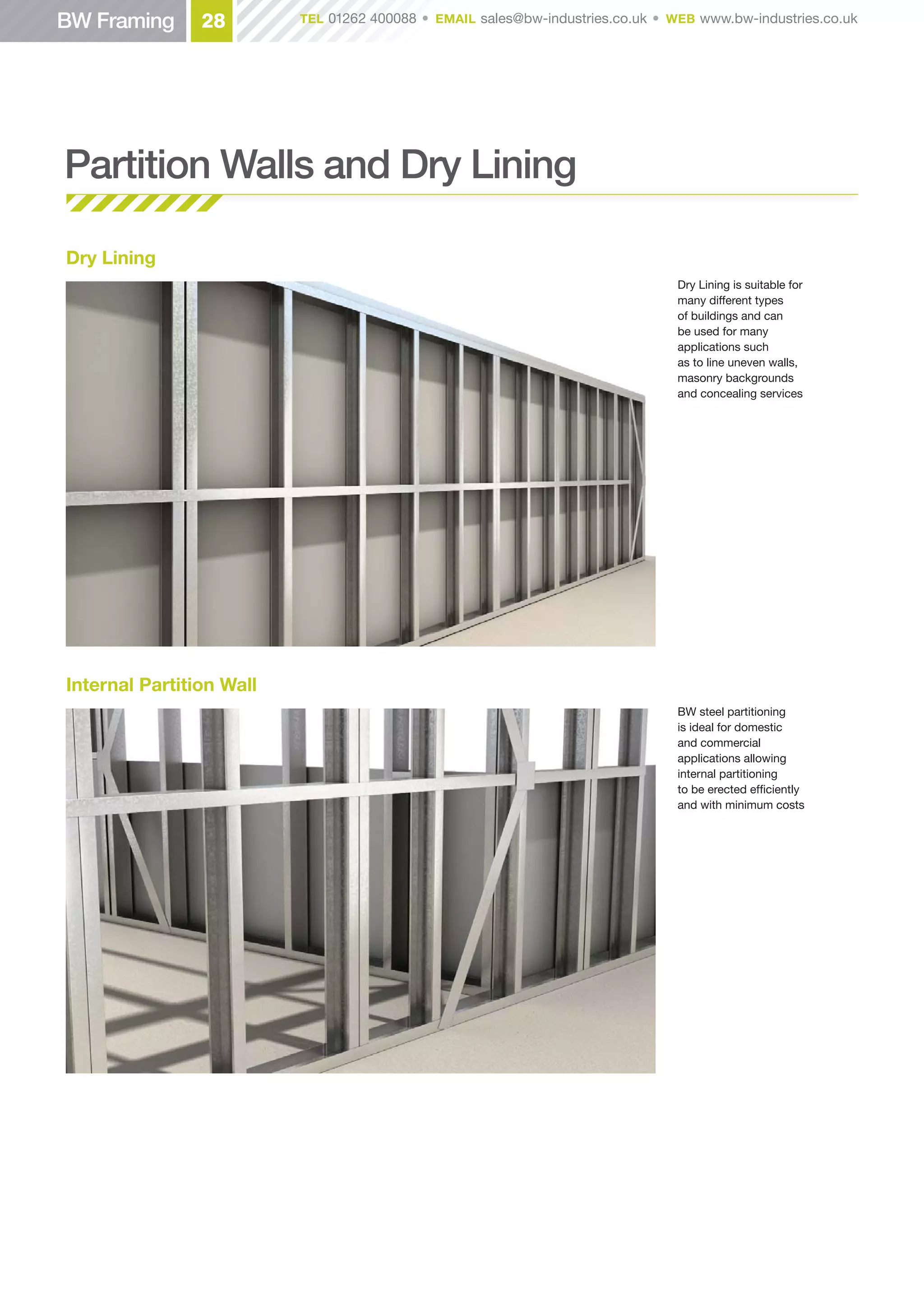 BW Steel Framing Systems 2014 | PDF