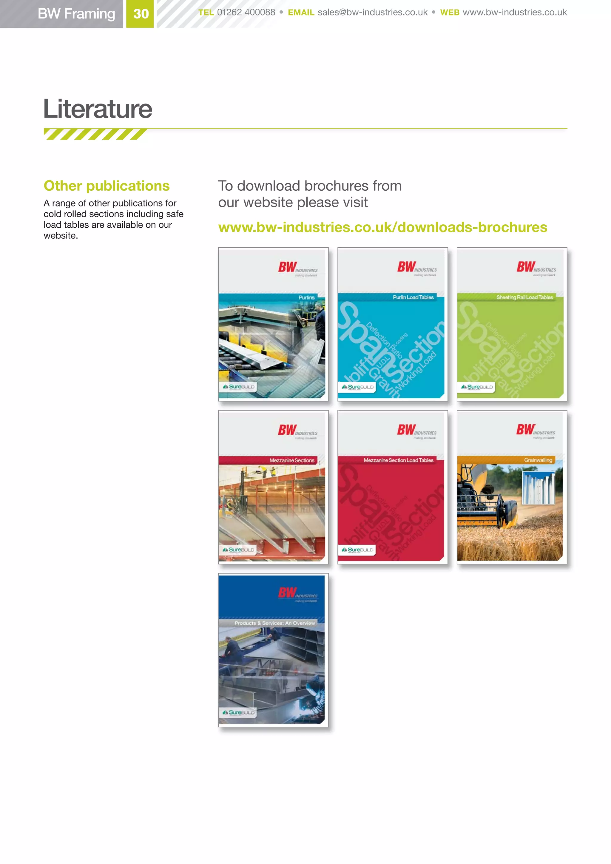 BW Steel Framing Systems 2014 | PDF