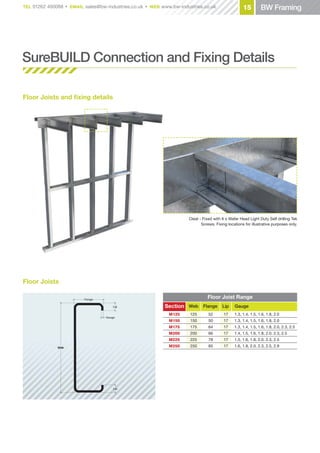 BW Steel Framing Systems 2014 | PDF