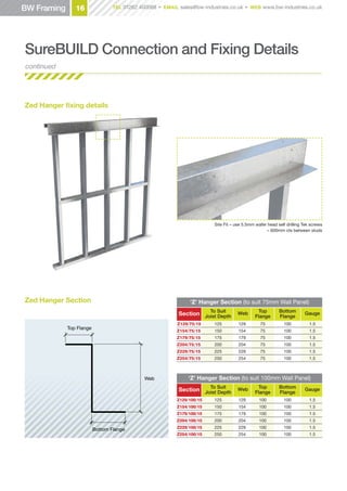 BW Steel Framing Systems 2014 | PDF