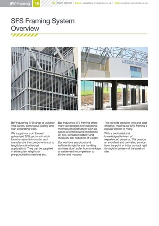 BW Steel Framing Systems 2014 | PDF