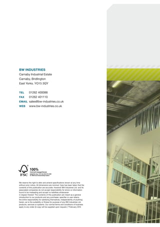 BW Steel Framing Systems 2014 | PDF