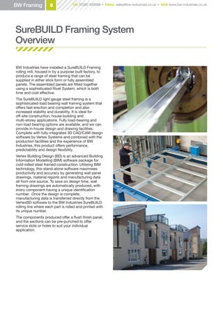 BW Steel Framing Systems 2014 | PDF
