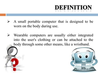Body Wearable Technology | PPT