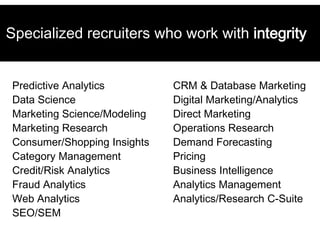 Burtch Works’ Top Career Tips for Analytics, Data Science, & Marketing ...