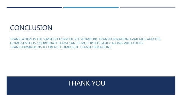 Translation (Computer Graphics) | PPTX