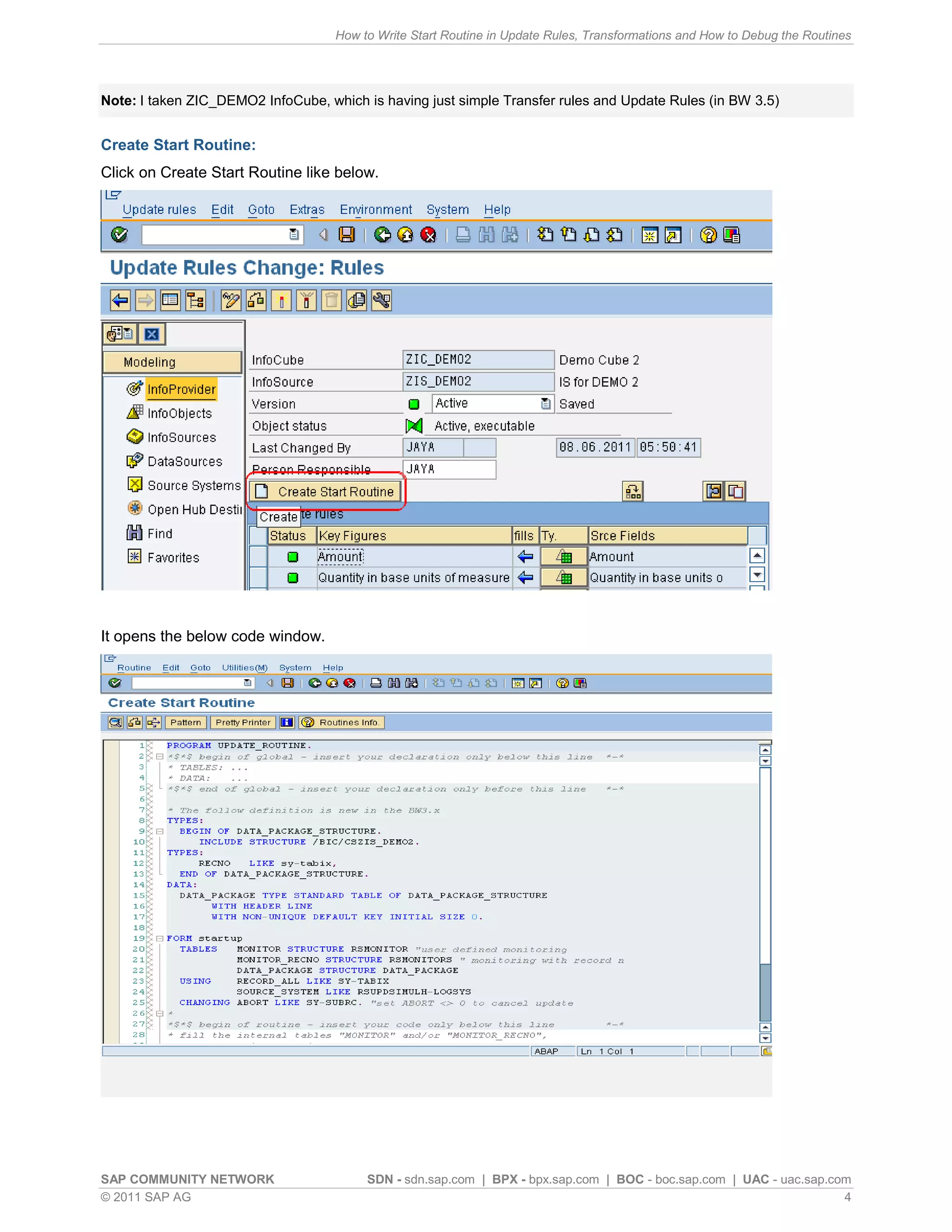 Bw writing routines in update rules | PDF