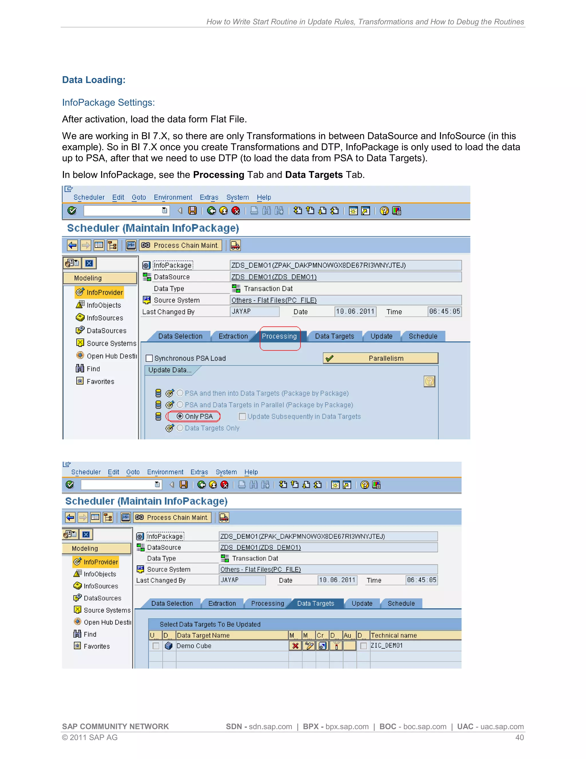 Bw writing routines in update rules | PDF